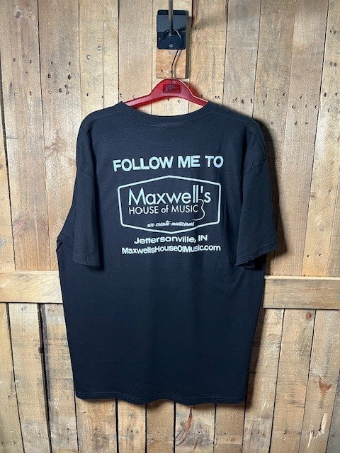 Maxwell's House of Music T-Shirt - If You're In A Band - Black ...