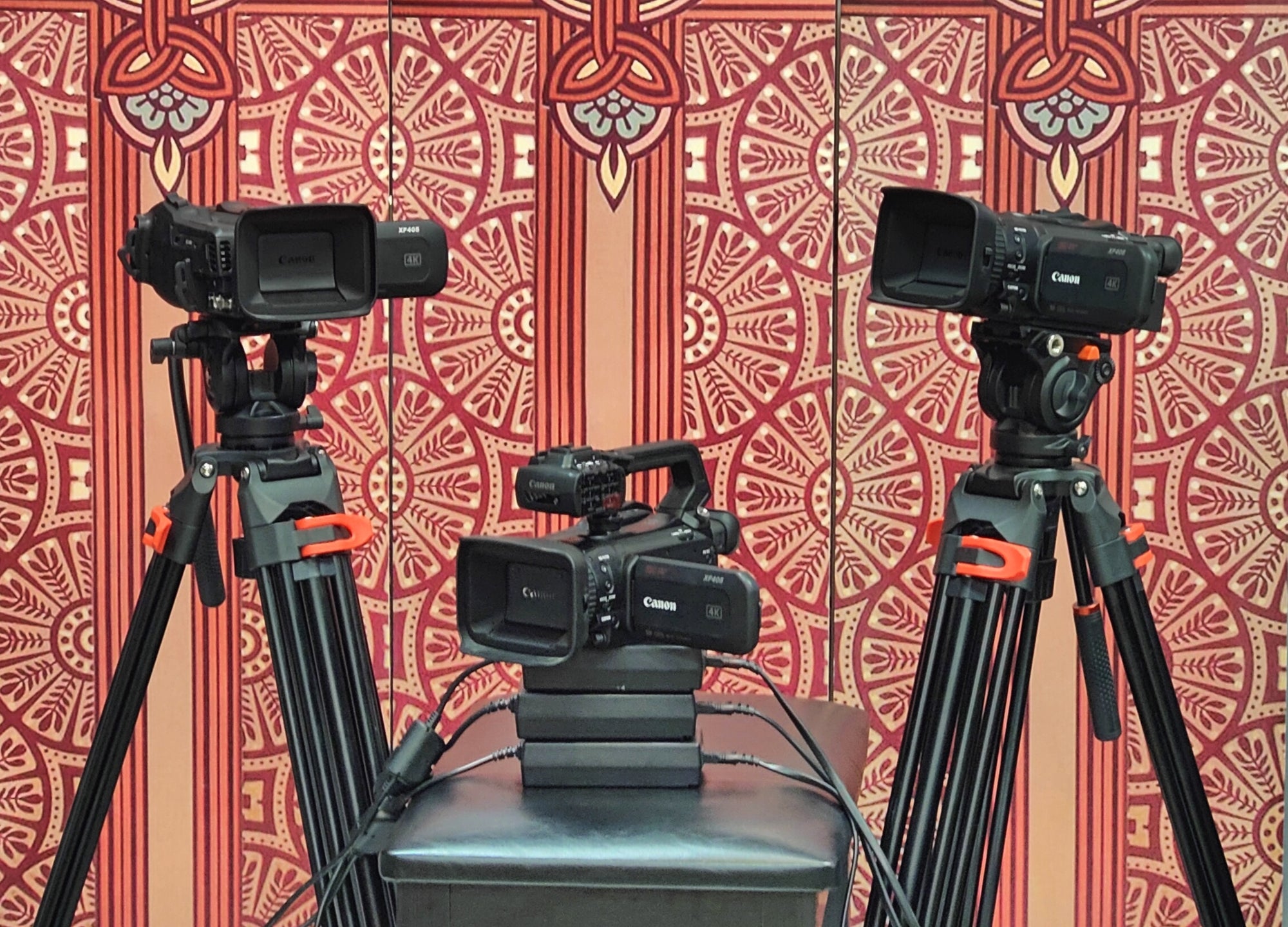 Pair of Canon XP405 4k Video Cameras with Stands – Maxwell’s House of Music
