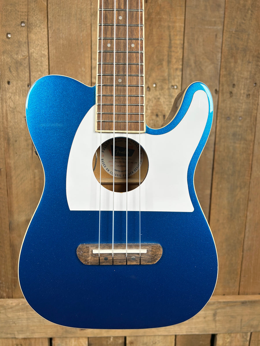 Fender Fullerton Tele Uke - Lake Placid Blue – Maxwell’s House of Music