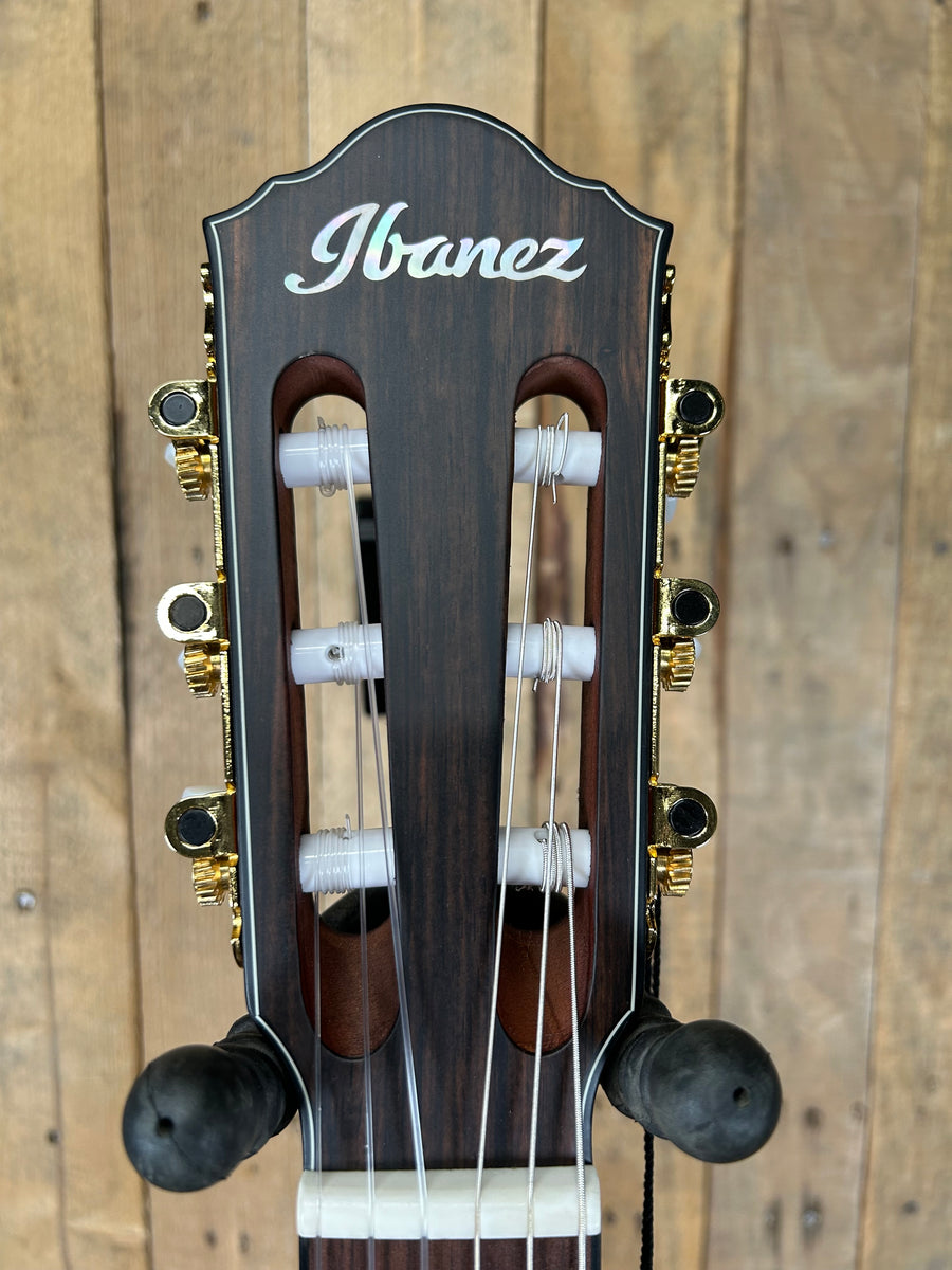 Ibanez FRH10N Thinline Left-handed Nylon Acoustic-electric Guitar - Br ...