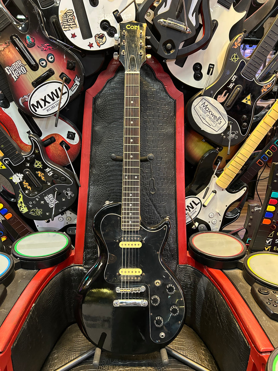 Cort LP-Style Electric Guitar- Black (Pre-Owned) – Maxwell’s House of Music