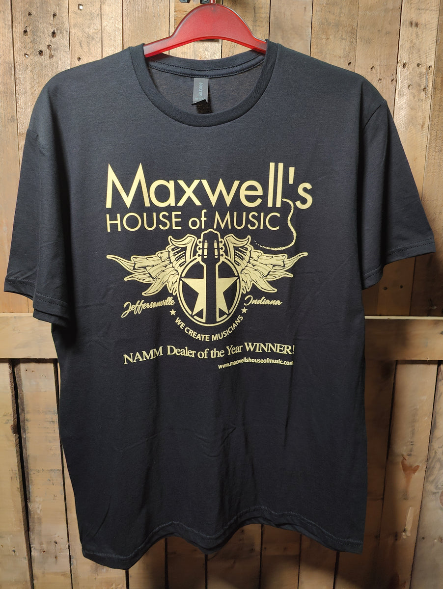 Maxwell's House of Music T-Shirt - NAMM Dealer of the Year - New Desig ...